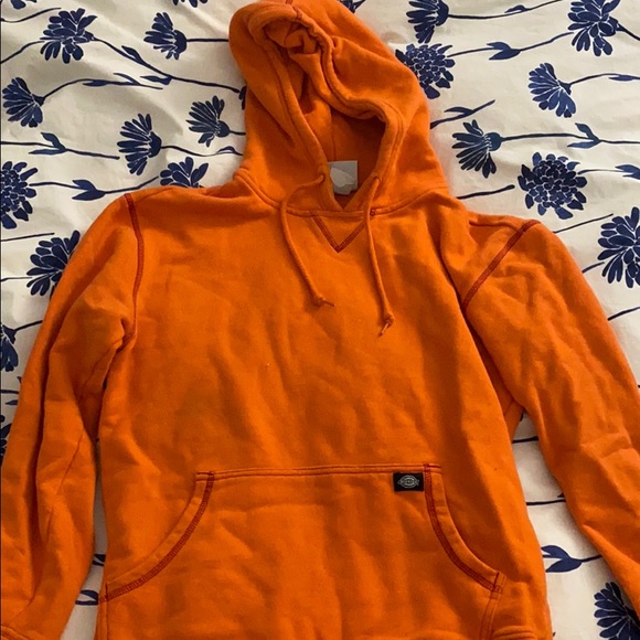 Dickies | Tops | Orange Dickies Hoodie | Poshmark